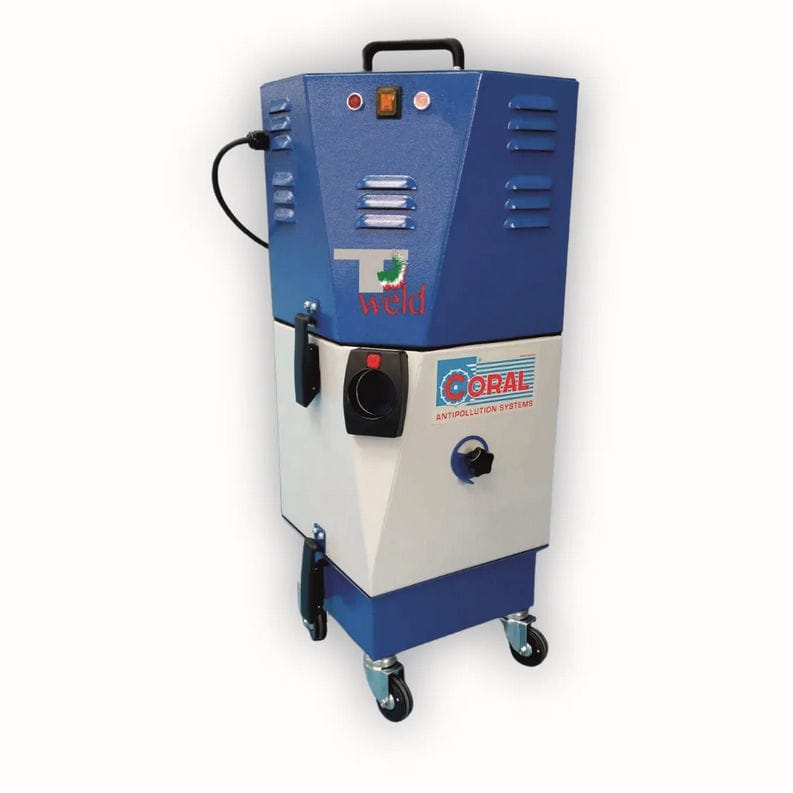 Industrial dust extractor - T-weld - CORAL - dry / dust / electric