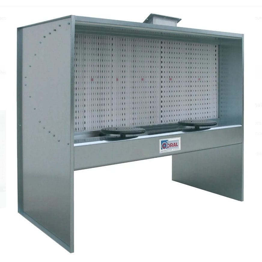 Open paint booth - MINIDRY series - CORAL - for parts / dry filter / ATEX