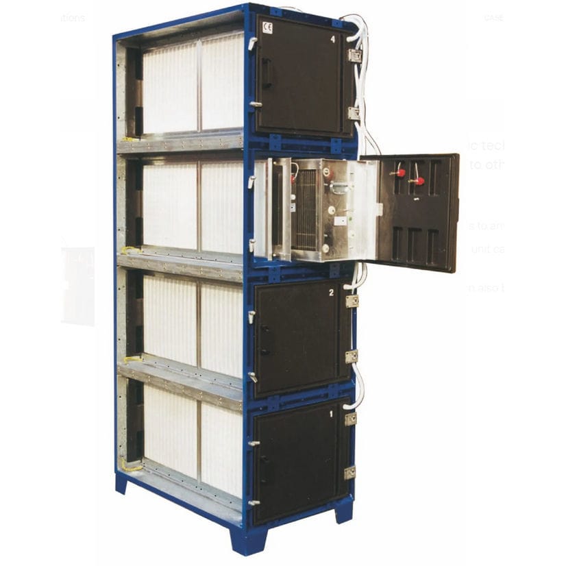 Electrostatic filtration unit - Ef SMOKE series - CORAL - air / modular ...