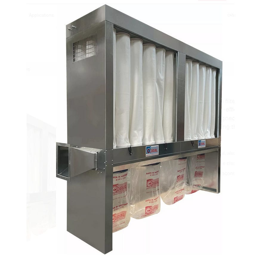 Air filter - MFM series - CORAL - dust / bag / sleeve