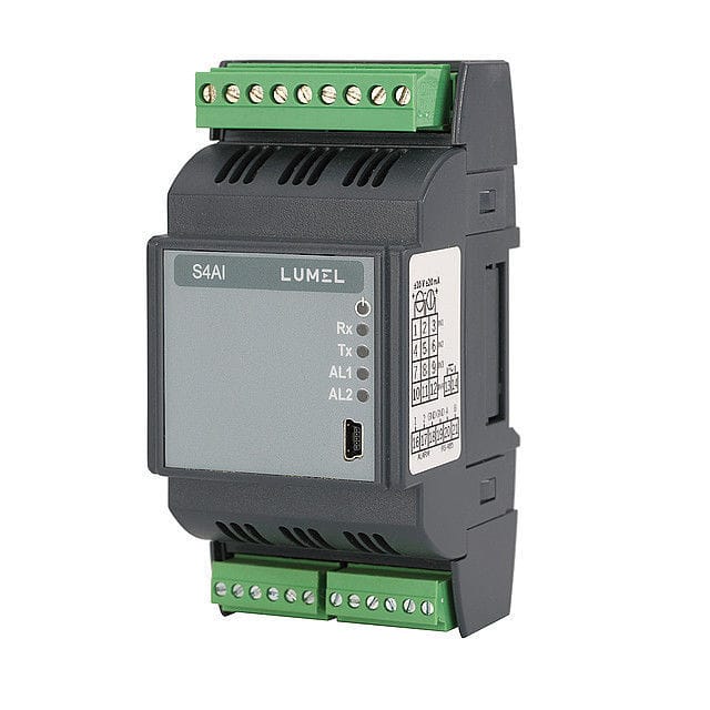 Analog input module - S4AI - LUMEL - USB / RS-485 / Modbus