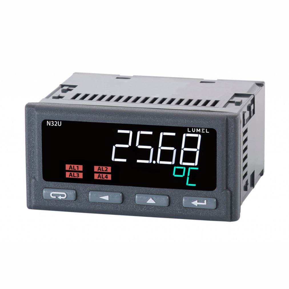 Temperature panel meter - N32U - LUMEL - universal / resistance / digital