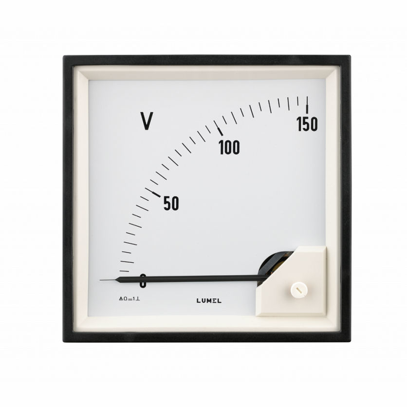 Current panel meter - M series - LUMEL - AC voltage / analog / panel-mount