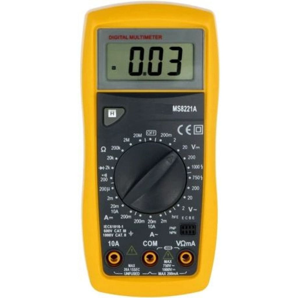 Digital multimeter - MS8221A - LUMEL - pocket / 1000 V / cat III