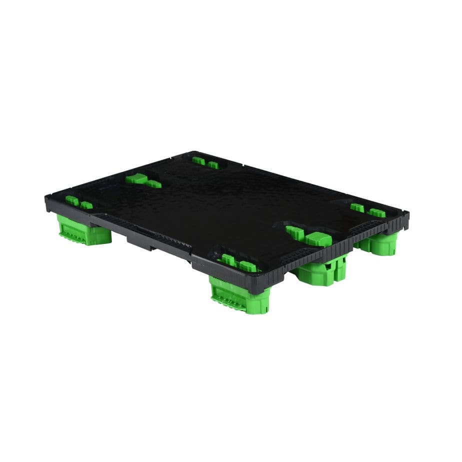 Plastic pallet - NeRa 1208 - Tosca - storage / light / nestable