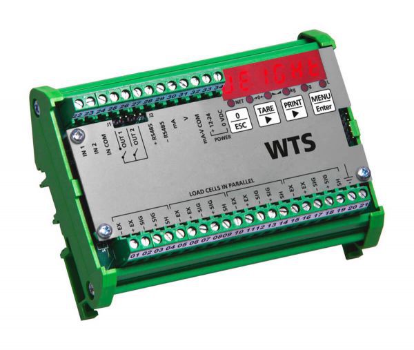 Analog weight transmitter - WTS - Bosche GmbH & Co. KG - DIN rail mount