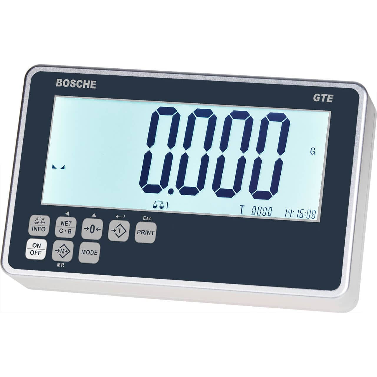 LCD display weight indicator - EWI - Bosche GmbH & Co. KG - panel-mount