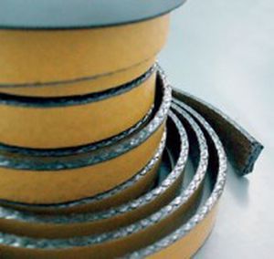 Graphite sealing tape - GRA / HTR - Sinograf SA - braided / self-adhesive