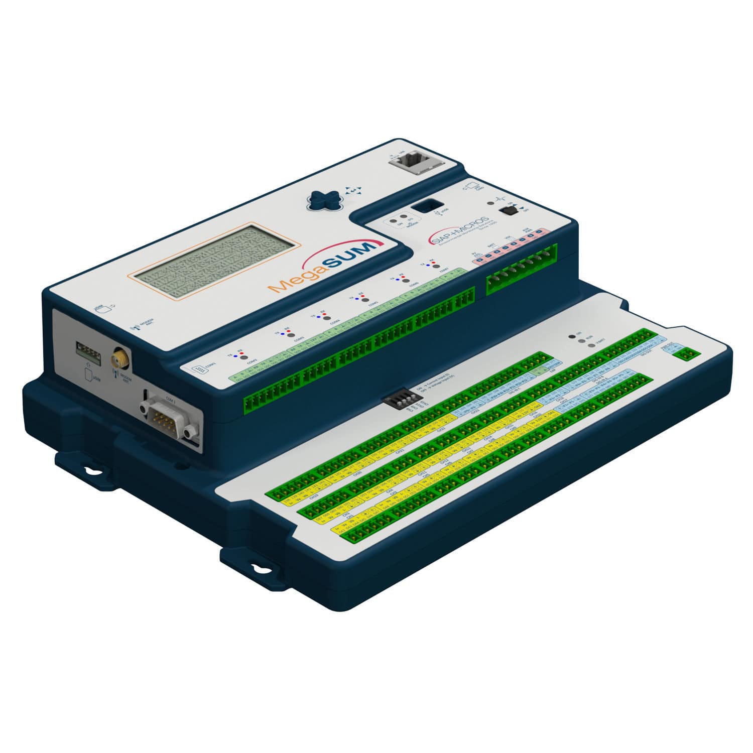 Universal datalogger - MegaSUM - SIAP+MICROS - USB / Ethernet / RS-485