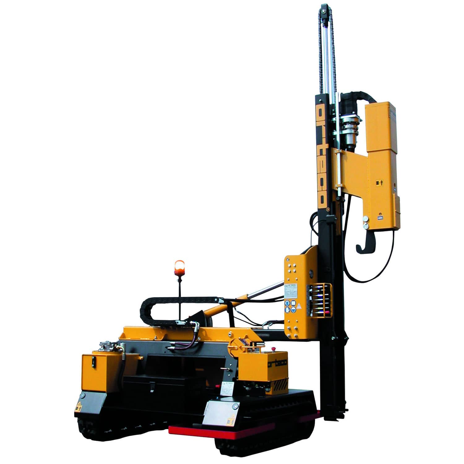 Hydraulic pile-driving hammer - SMART 600 series - Orteco - cylindrical