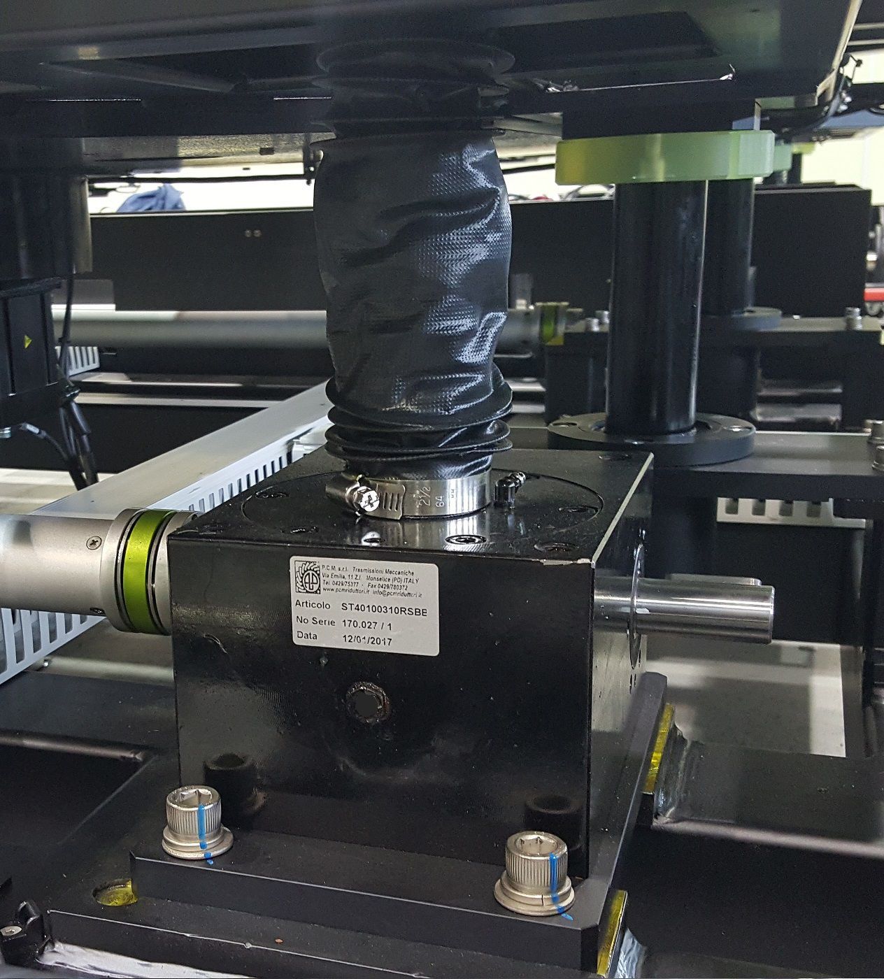 Rotating screw jack - ST - PCM - metal