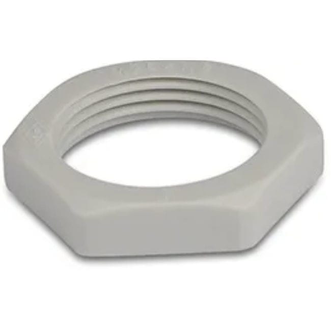 Hexagonal locknut - 126 series - emico - PA6 plastic / threaded / fixed
