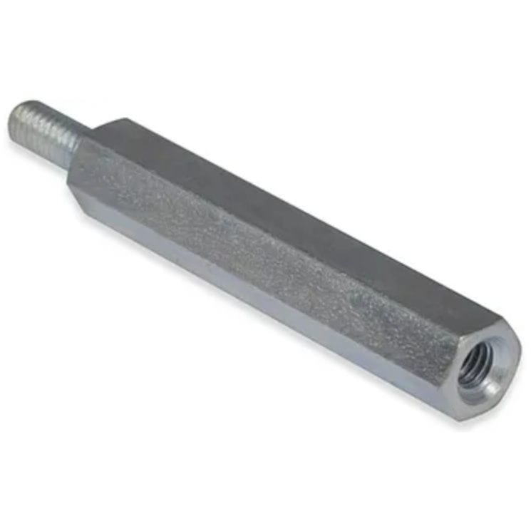 Hexagonal spacer - 304 series - emico - galvanised steel / sleeve / tapped