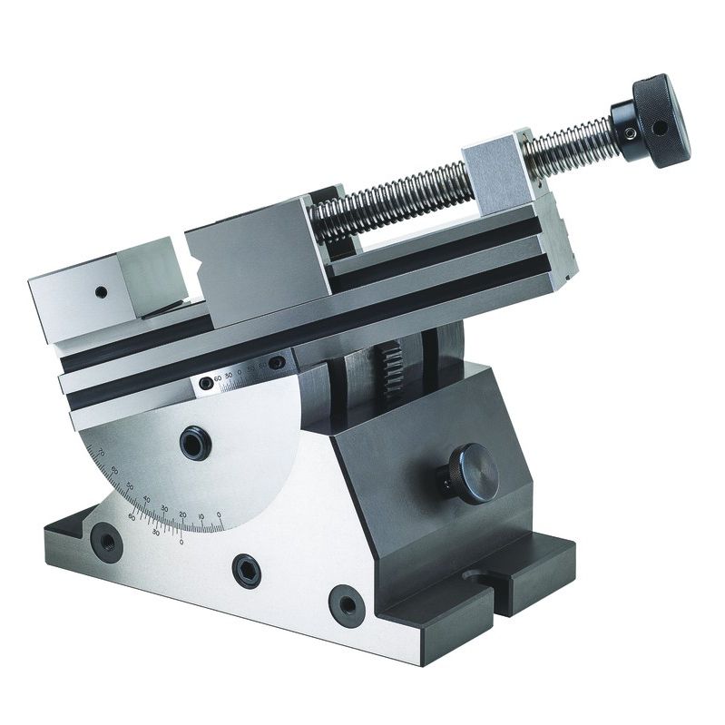 Grinding machine vise - PS-ZD - RÖHM GmbH - manual / rotary / steel