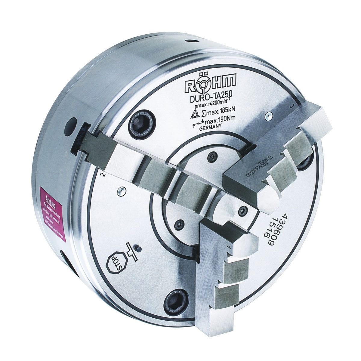 Manual tightening turning chuck - DURO-TA - RÖHM GmbH - 3-jaw / closed ...