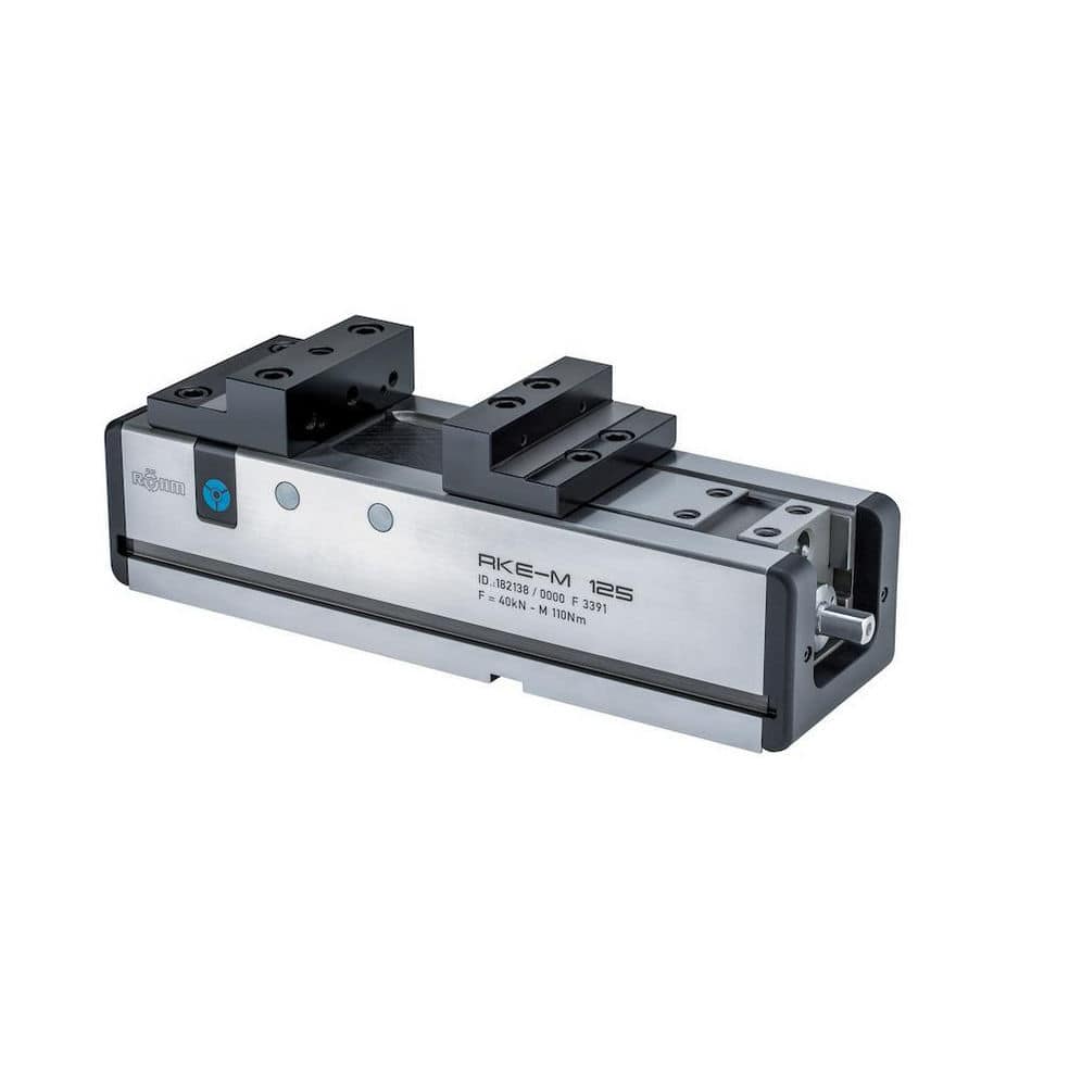 Machine tool vise - RKE-M - RÖHM GmbH - manual / horizontal / compact