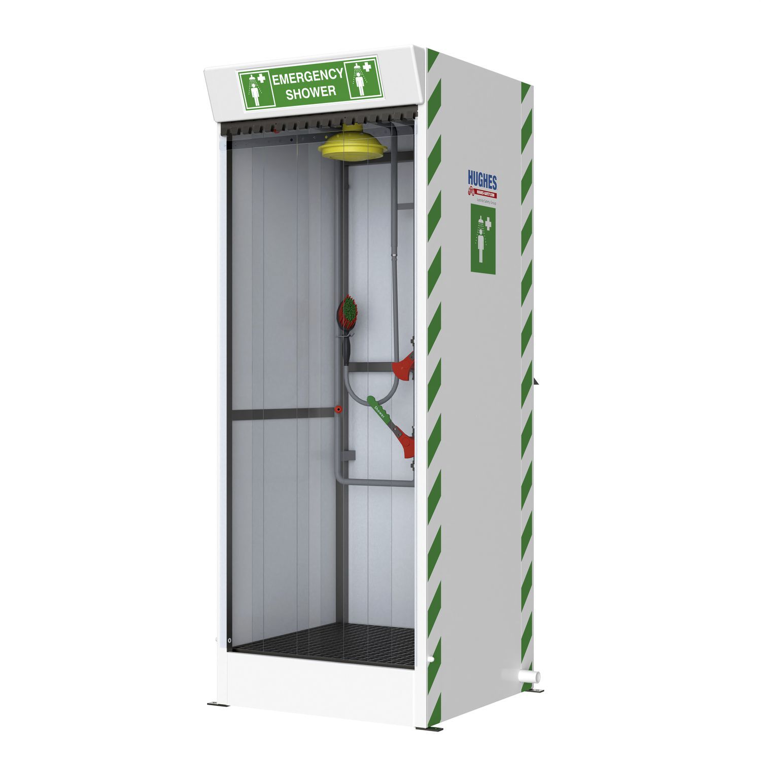 Floor-standing safety shower - STD-SD-31K/V - Hughes Safety Showers ...