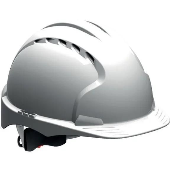 Work helmet - EVO3 - JSP - EN 397 / white / with adjustment knob