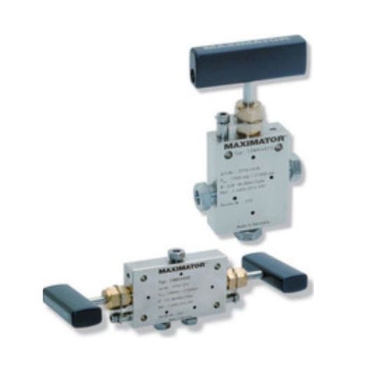 Needle valve - 21V series - Maximator GmbH - manual / regulating / for gas