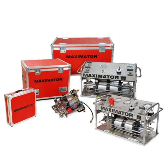 Piston pressure booster - DLE - Maximator GmbH - gas / nitrogen / oxygen