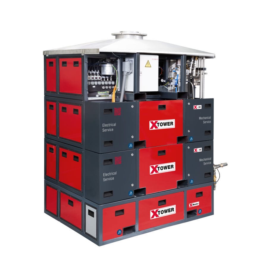 Gas compressor unit - X-TOWER - Maximator GmbH - piston / stationary ...