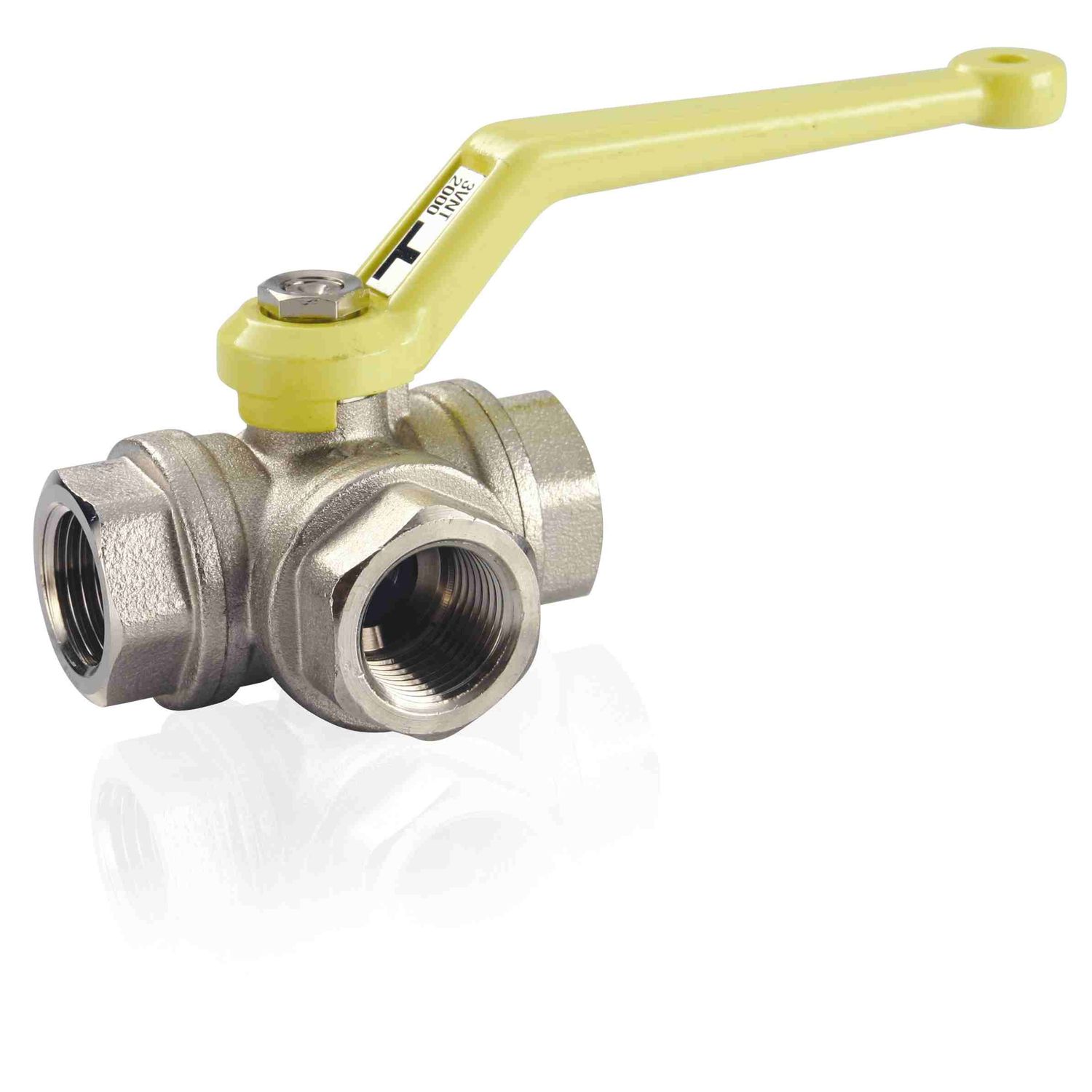 Ball valve - 3VT 2000 Series - SIRAL - lever / for control / for water
