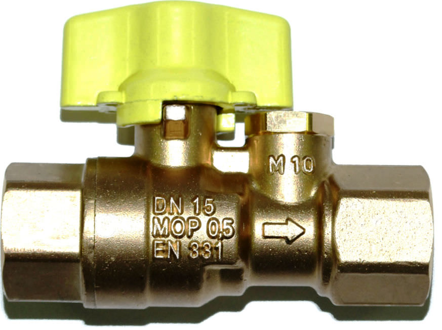 Ball valve - SIRAL - manual / for control / for gas