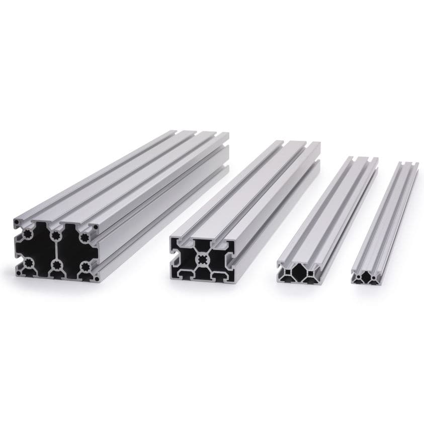 Aluminum profile - MCS - HepcoMotion - flat / connecting / guide