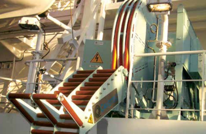 Electric cable reel - PoweAMPReel - Cavotec - for marine applications / fixed / 1 wire