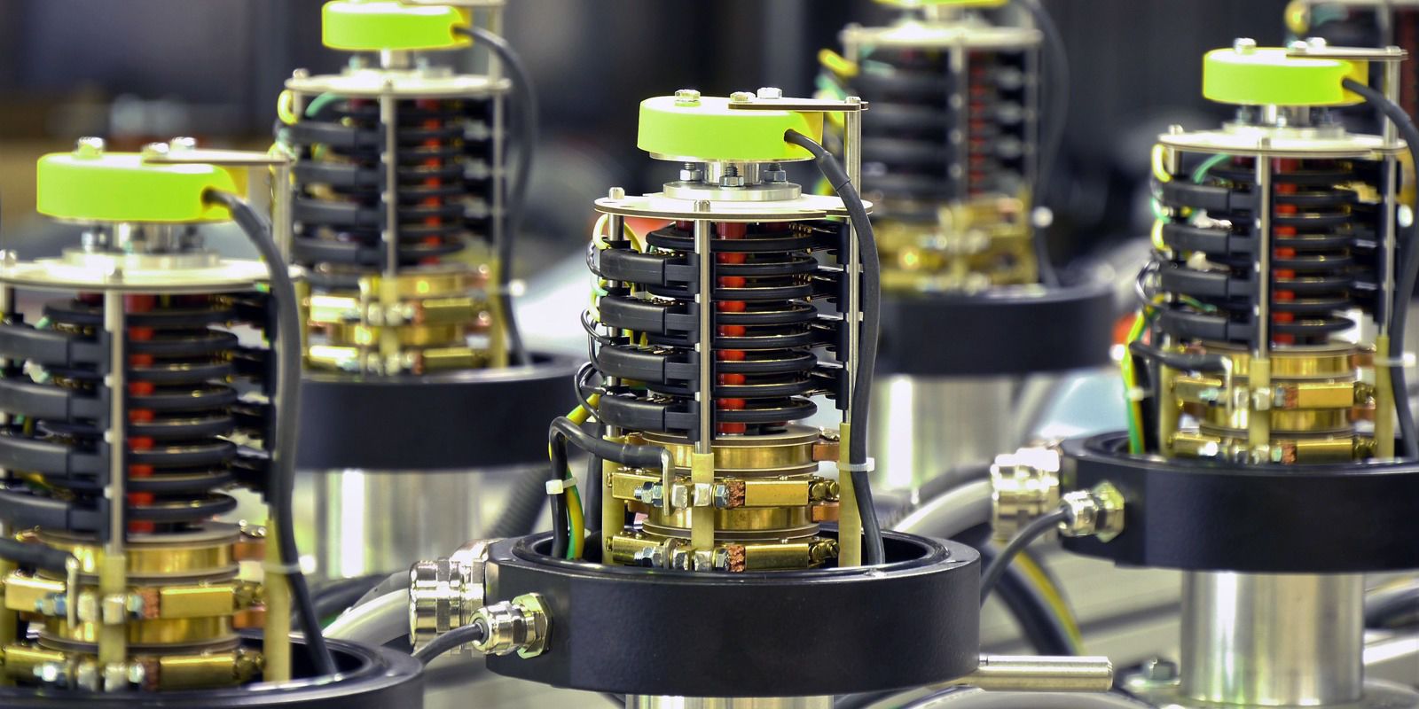 Industrial slip ring - Cavotec - for cranes / gold / stainless steel