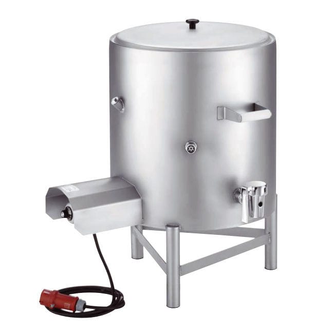 Double-jacketed industrial cooker - KDN 120 - bastra - boiling ...