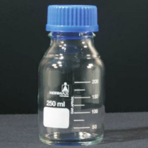 Borosilicate glass bottle - Normax - Fábrica de Vidro Científico - with cap