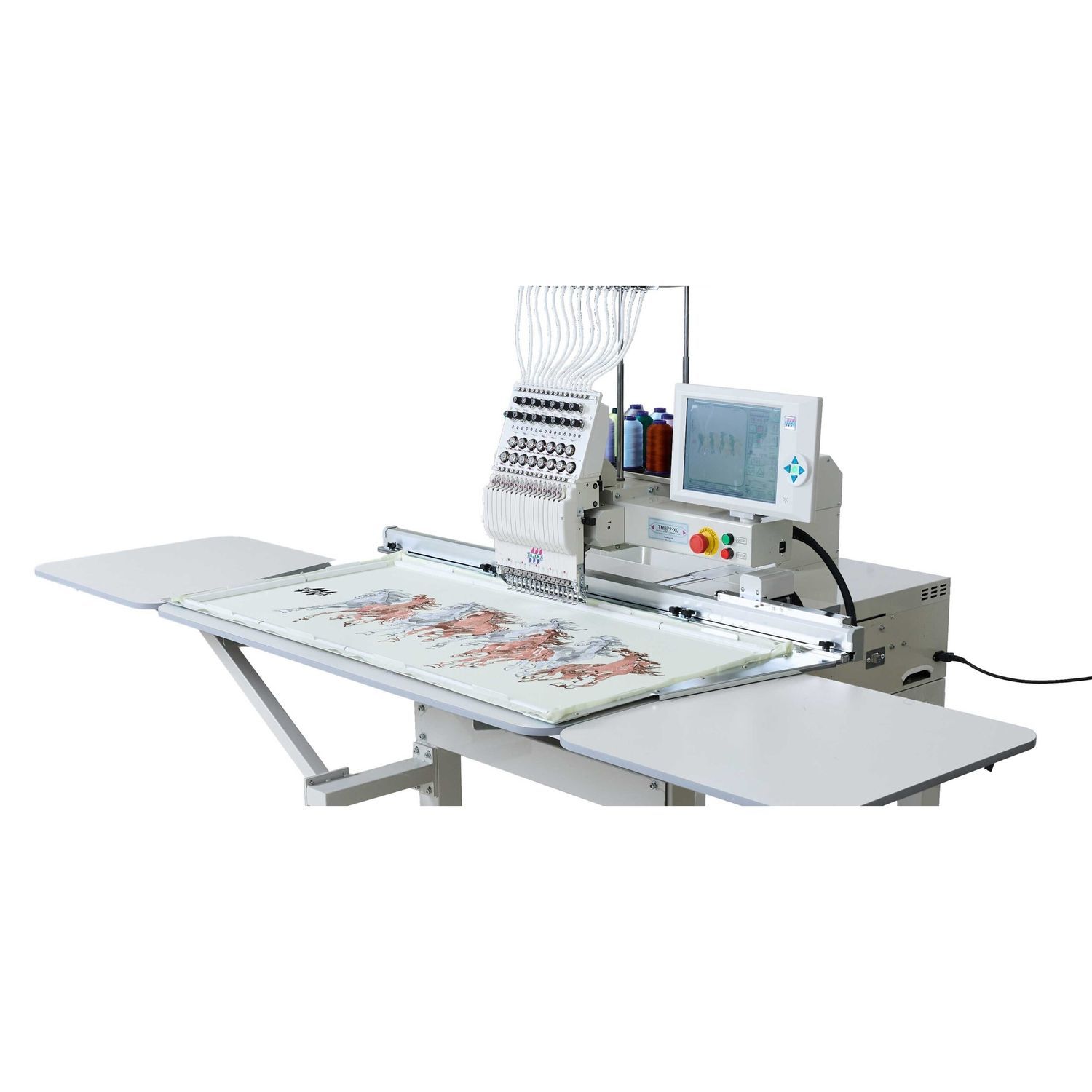 Single-head embroidery machine - TMBP2-XC - Tajima - 12 needles / 15 ...