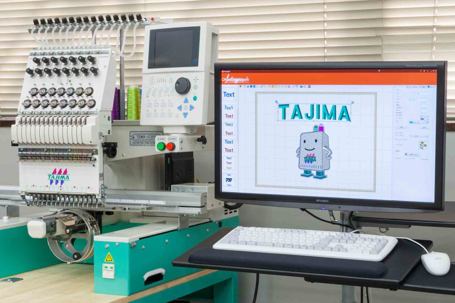Embroidery software - Autograph - Tajima - design