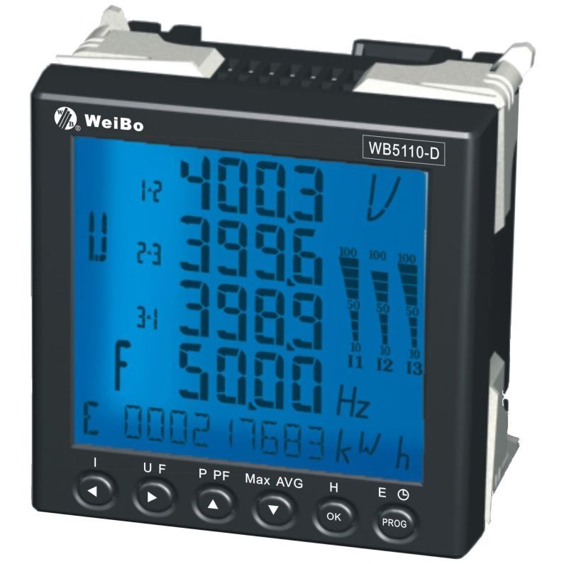 Panel-mount electric energy meter - WB5110-D - Mianyang Weibo ...