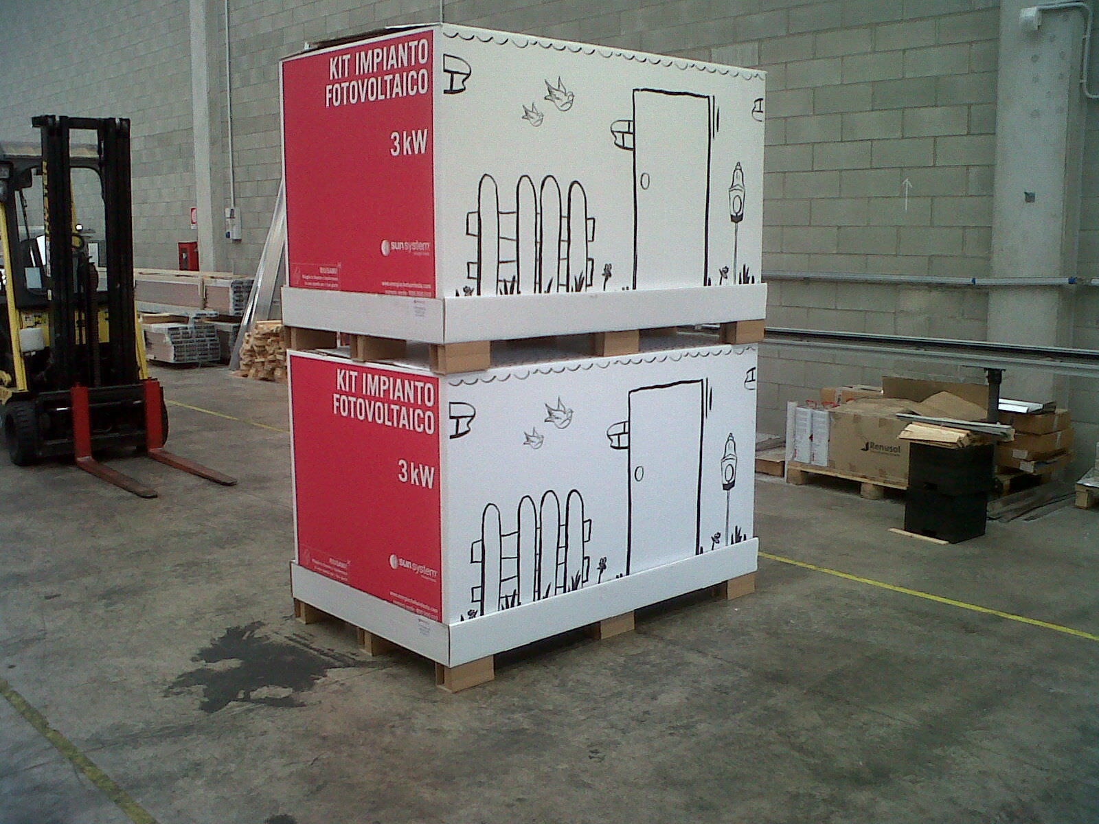 Cardboard crate - Eredi Caimi S.r.l. - reinforced