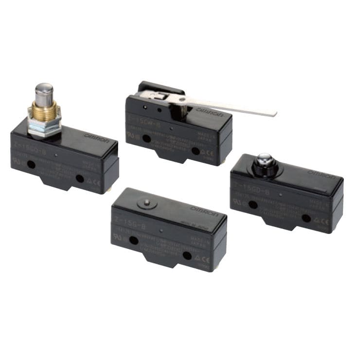 Adjustable switch - Z series - OMRON - lever / spring / standard