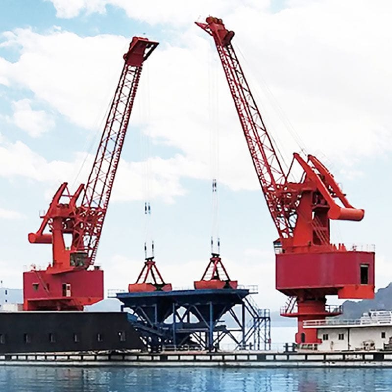 Floating port crane - Henan Weihua Heavy Machinery Co., Ltd - fixed ...