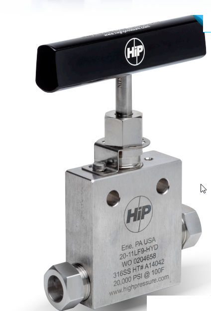 Manual valve - HF-HYD series - HIP - regulating / threaded / straight