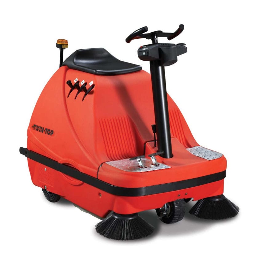 Ride-on sweeper - TWIN TOP 1000 Series - Stolzenberg - battery-powered ...