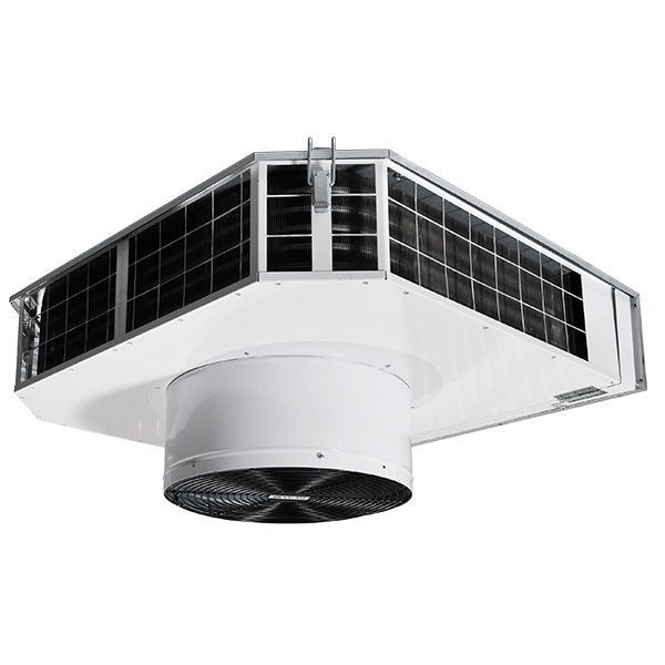 Hot water air heater unit - SWT series - FRICO - ceiling-mounted ...