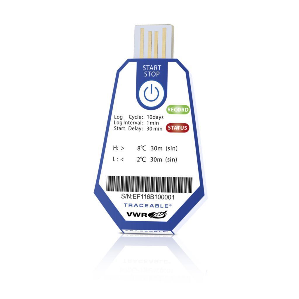 Single use data-logger - VWR - temperature / USB / without display