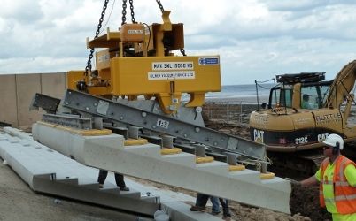 Concrete slab vacuum lifting device - Kilner Vacuumation - for heavy ...