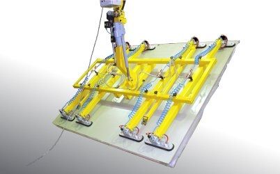 Wooden sheet vacuum lifting device - Kilner Vacuumation - pivoting