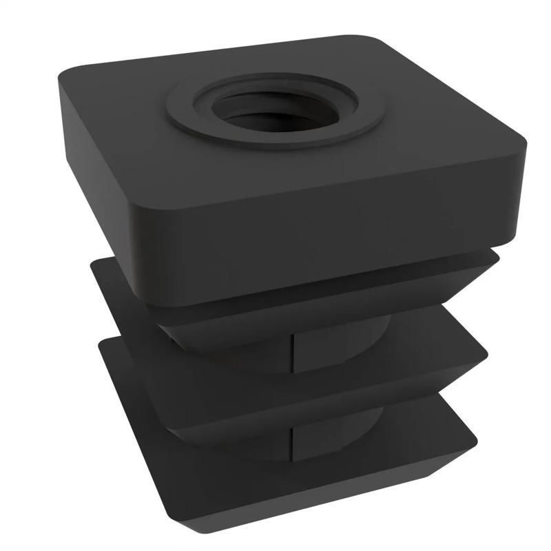 Threaded insert - SR5437 - Essentra Components - polyethylene / nylon / chrome