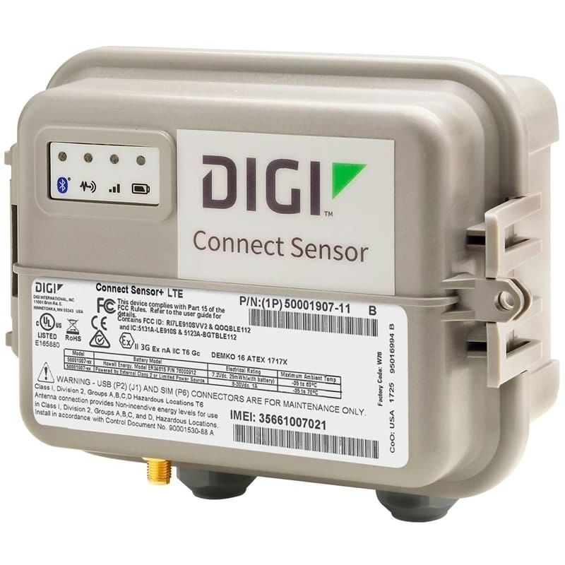 Industrial gateway - Connect® Sensor+ SkyCloud - Digi International ...