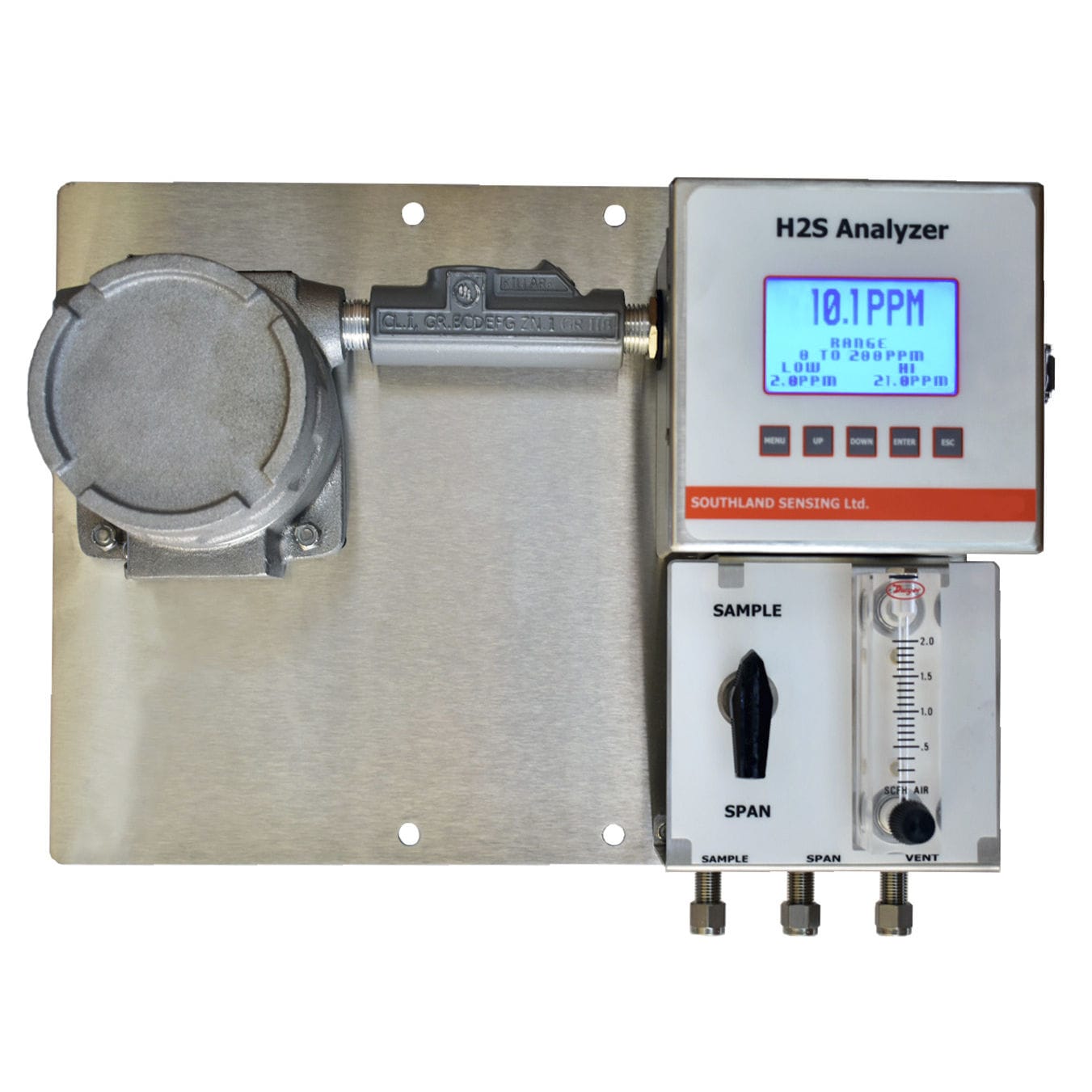 Hydrogen sulfide analyzer - H2S-625 - Southland Sensing Ltd. - natural ...