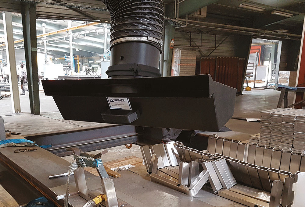 Welding fume extraction slit nozzle - REVOLFLOW - Engmar