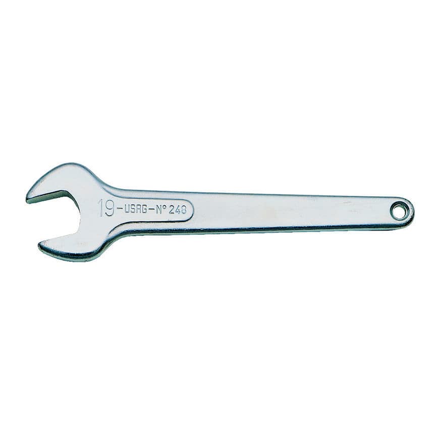 Chrome fork wrench - 248 - USAG - for heavy-duty applications