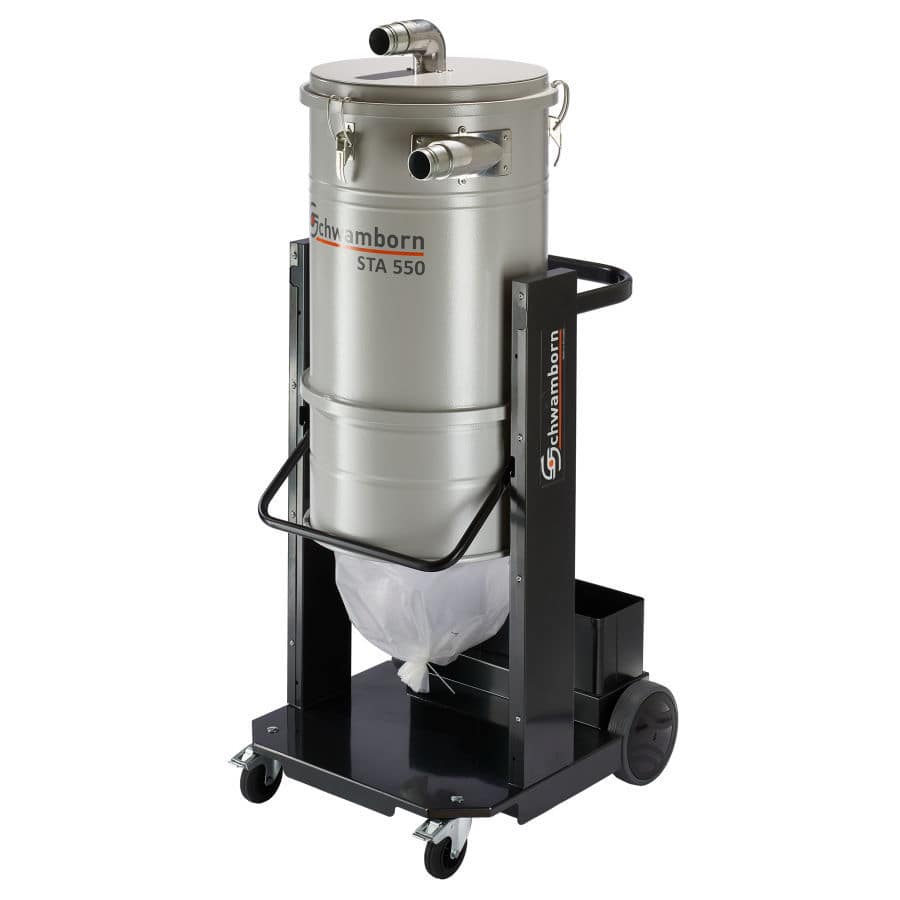 Industrial vacuum cleaner - STA 550 - Schwamborn - dry / dust / electric